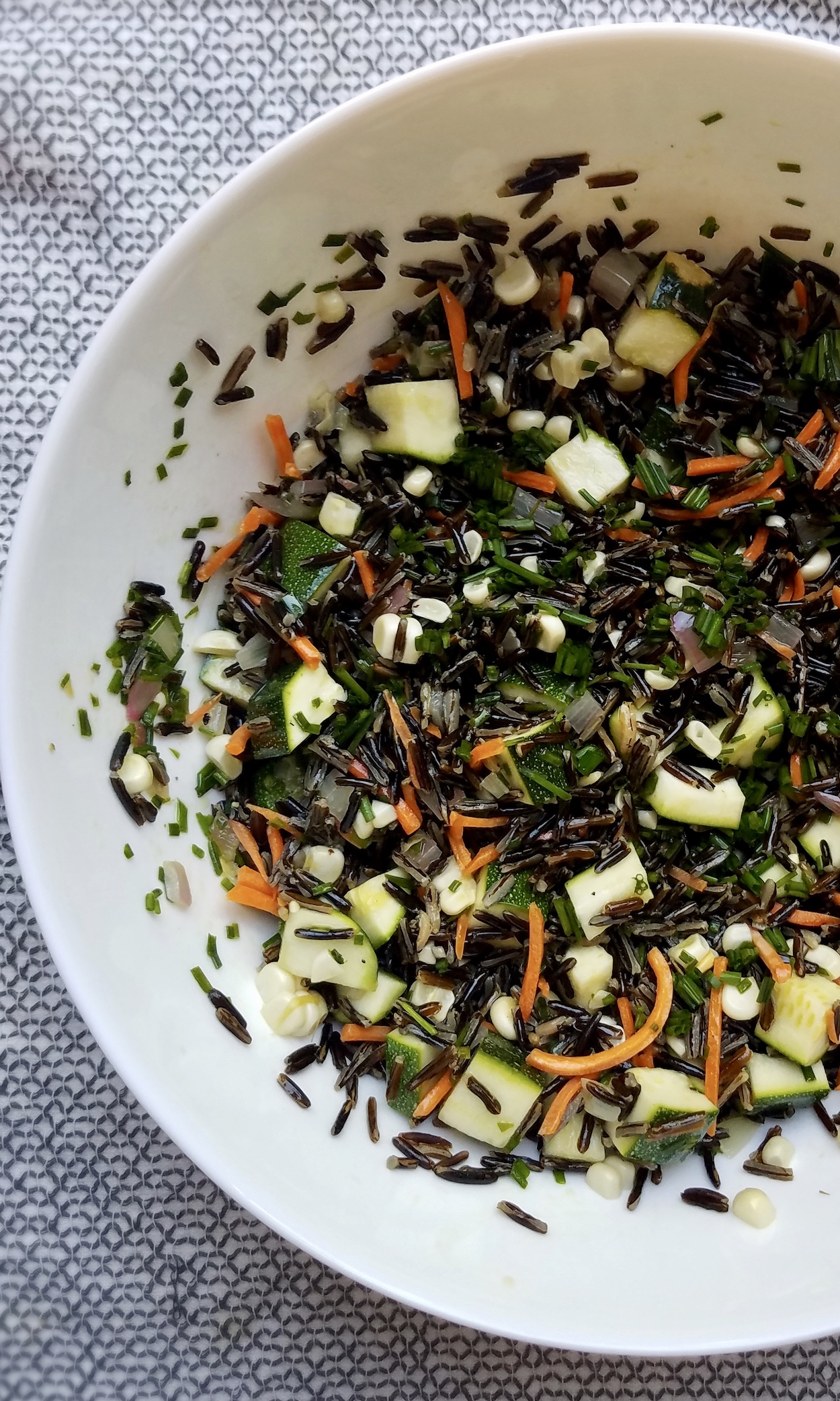 Summer Wild Rice Salad - Ugly Vegan Kitchen